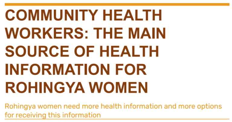 TWB Rohingya Response