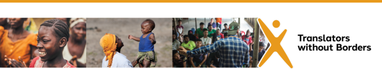 TWB language volunteer role - Translators without Borders